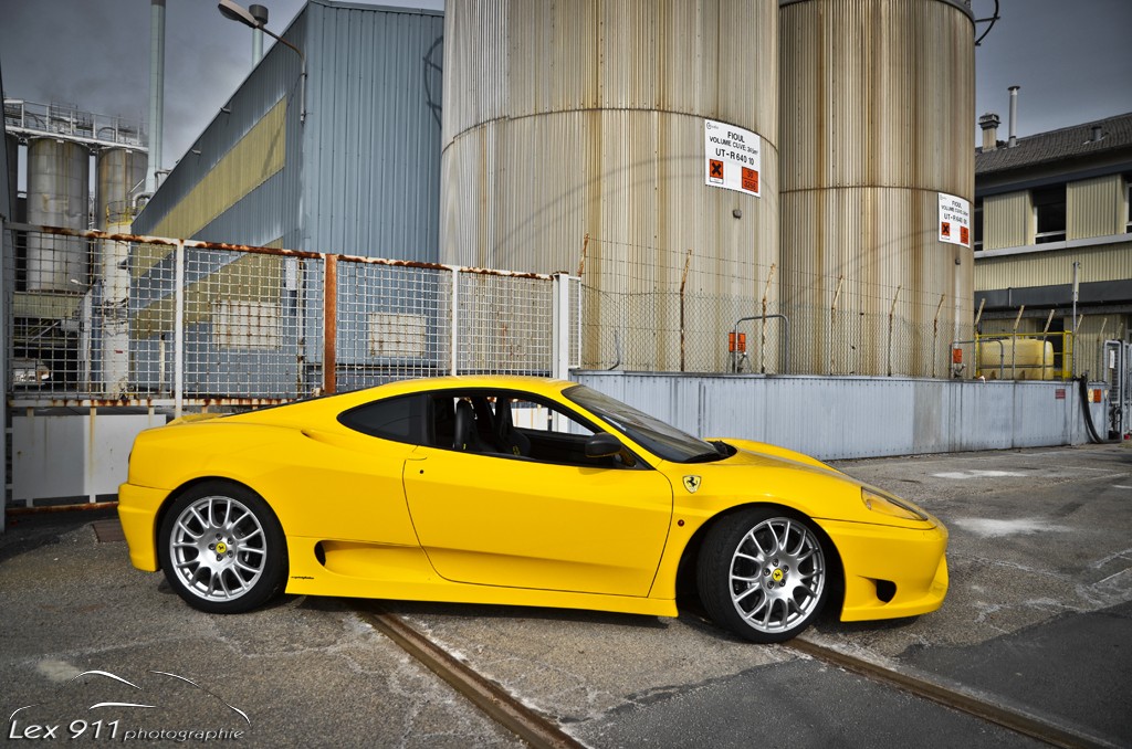 mikortnale: Photo Gallery: Blue Ferrari 360 Challenge Stradale