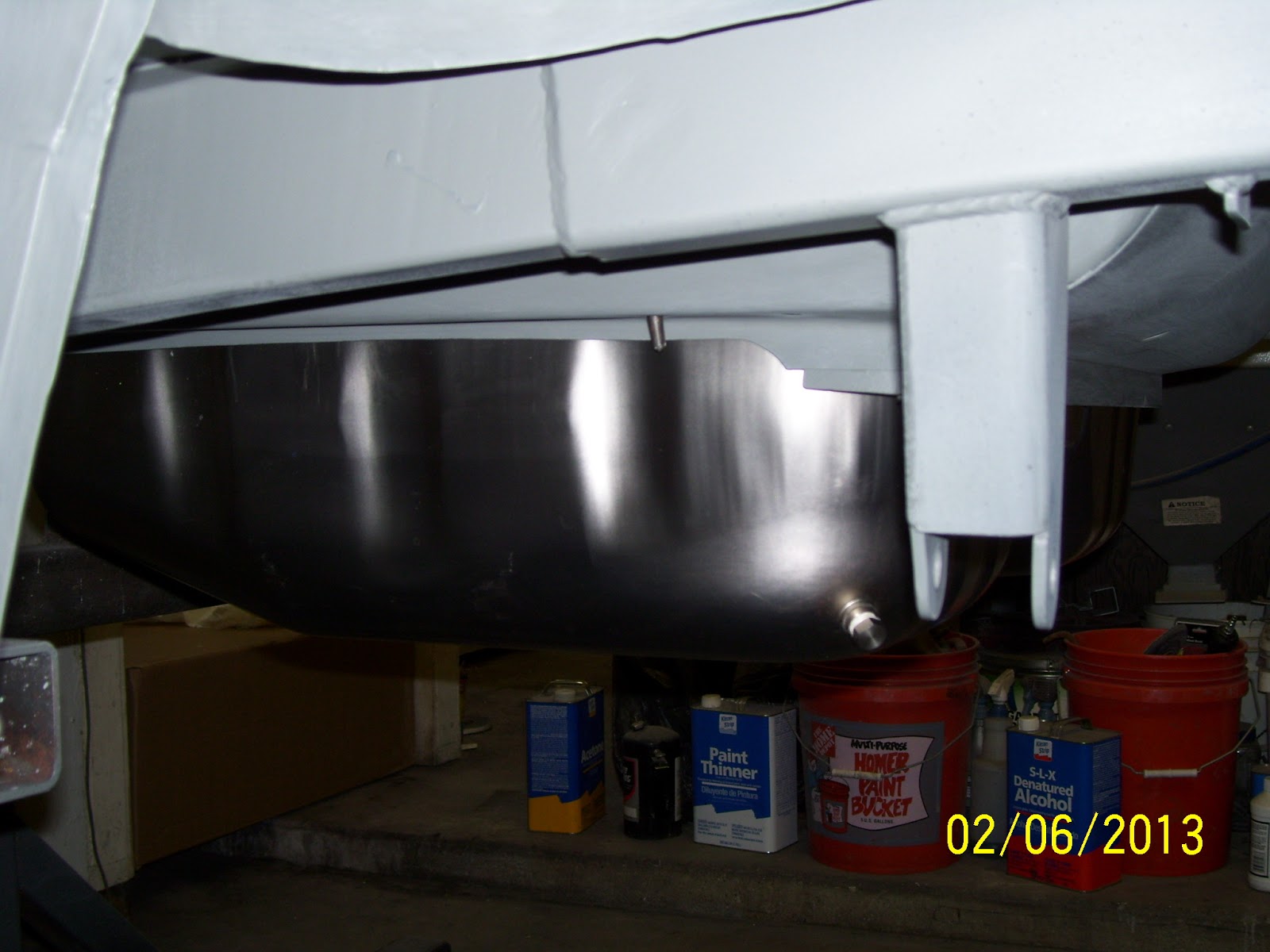 Night Mission Boss 302 Blog: Fitting a Stainless Fuel Tank & Interior ...