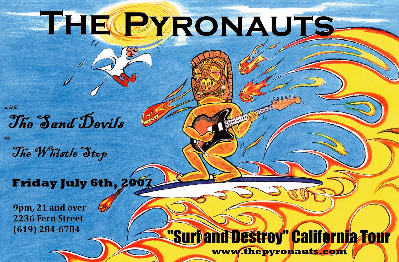 Metamorphosis Road: The Sand Devils, still Surf Rocking while on the Road!