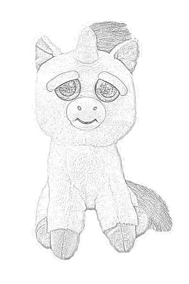 Stuffed Animal Coloring Page