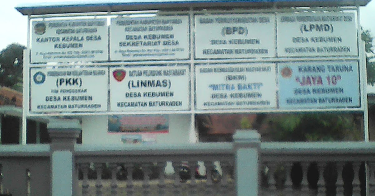 galery pendidikan: Papan Nama Desa