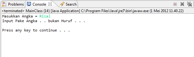 Exception (error) Handling di Java, C# dan C++ | Contoh - Download Program C#, PHP, Java ,Web, C++