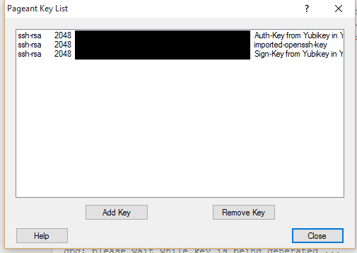 YubiKey Neo + Putty SSH + Windows