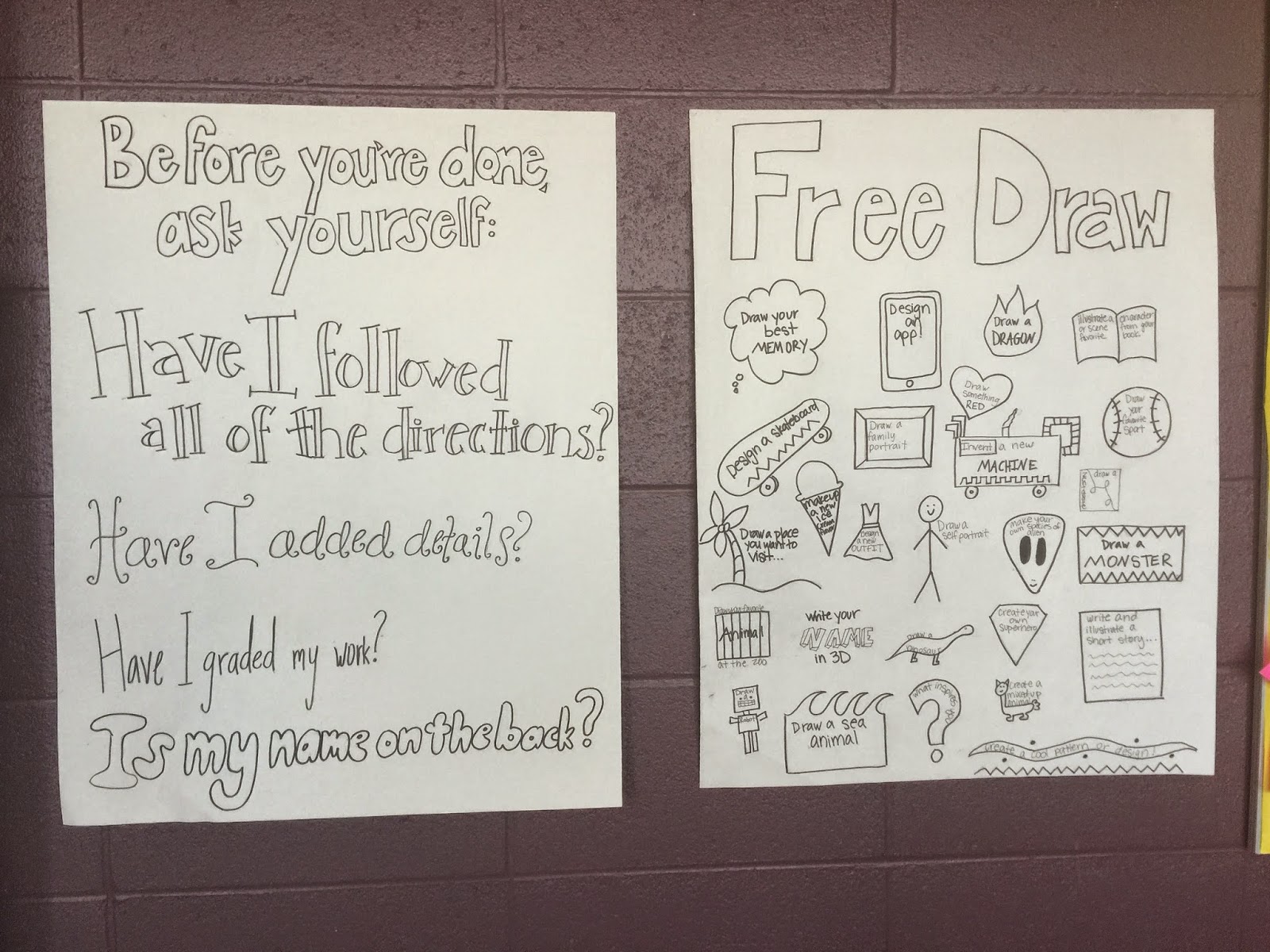 kelsey fortune - art teacher: Around my classroom