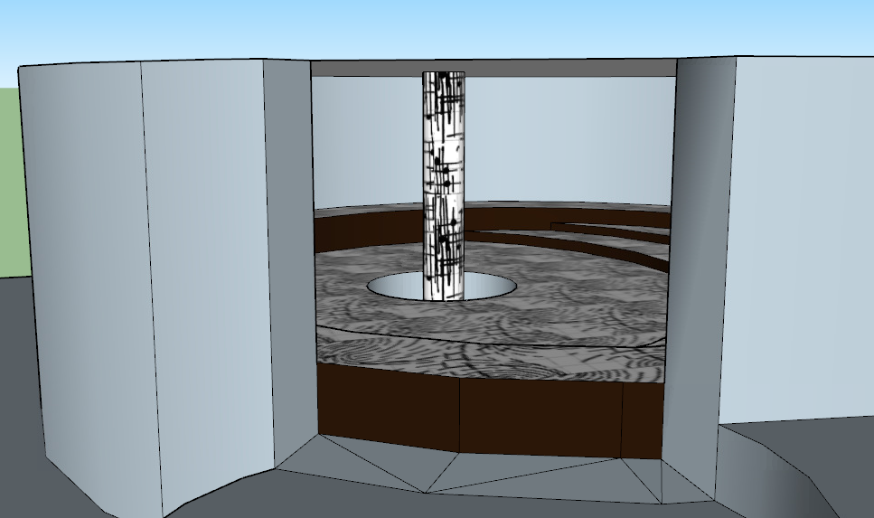 TEXTURES WITH FIRST SKETCHUP MODEL