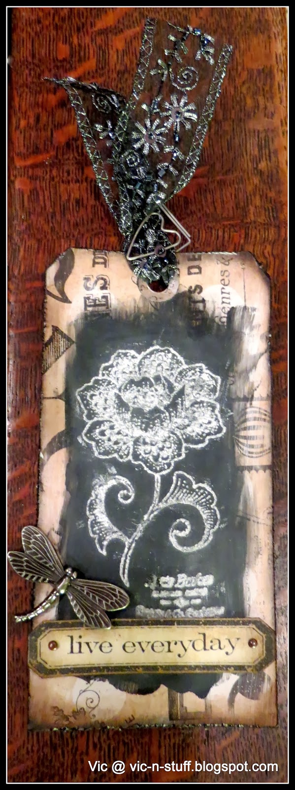 Vic's Creations: November 2013 Tag based on Tim Holtz tags of 2013