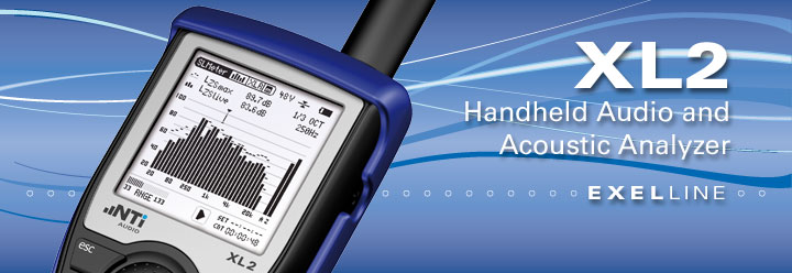 London South Bank University Acoustics Group : New NTI XL2 Sound Meter