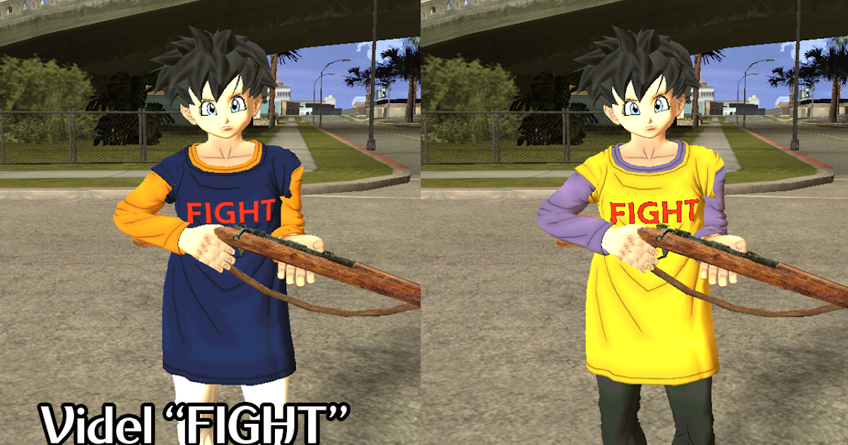 MDiaz99: Skins de Videl ''FIGHT'' (Actualizado)