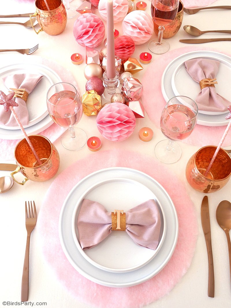 DIY No-Sew Pink & Fluffy Table Place Mats - Party Ideas | Party ...