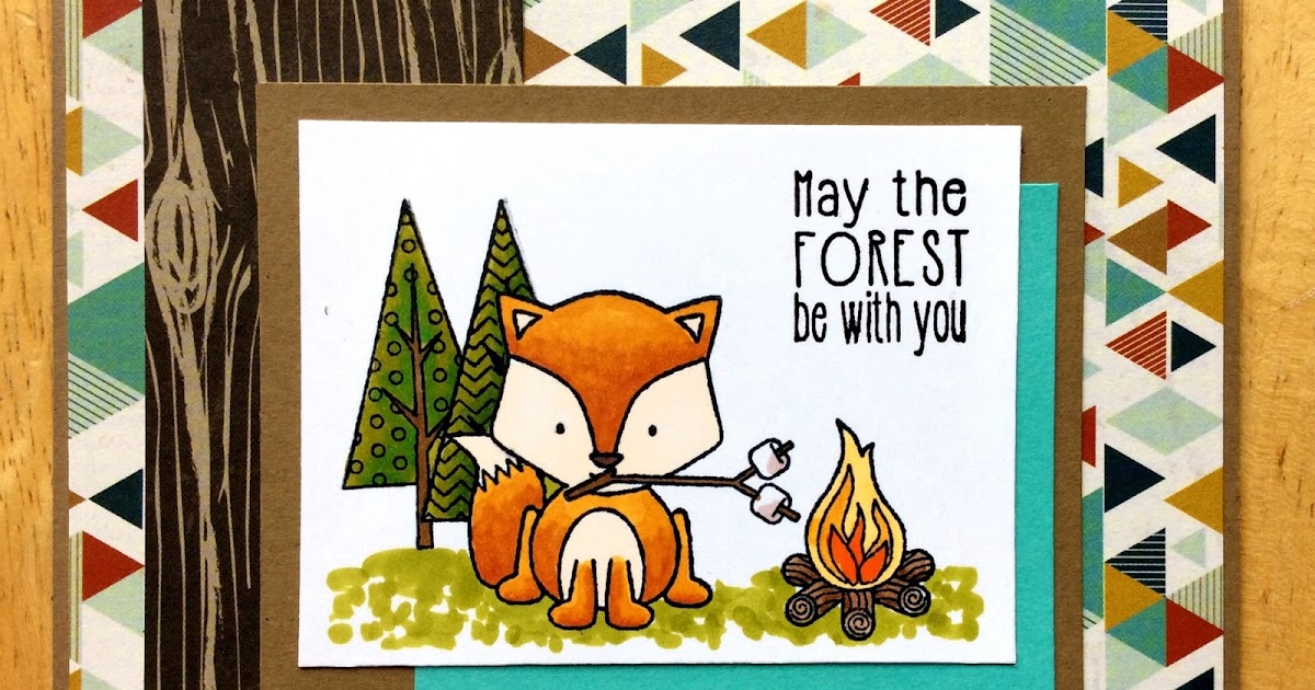 My Little Stamping Blog: Camping Themed Card