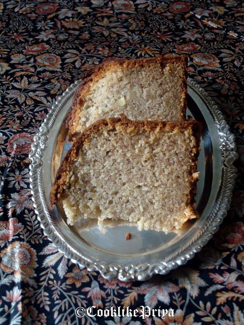 Cook like Priya: Banana Snack Cake | Banana Bread - Rich, moist & so so ...