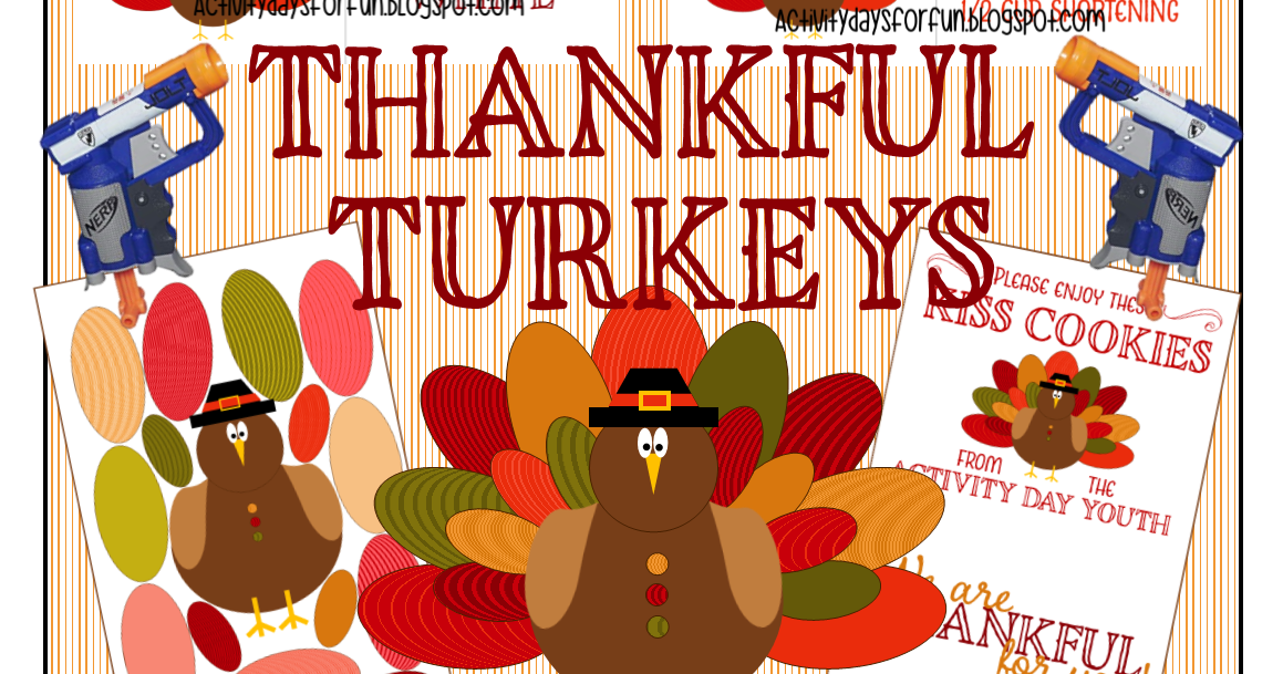 Primary Activity Ideas: Thankful Turkeys - Serving Others