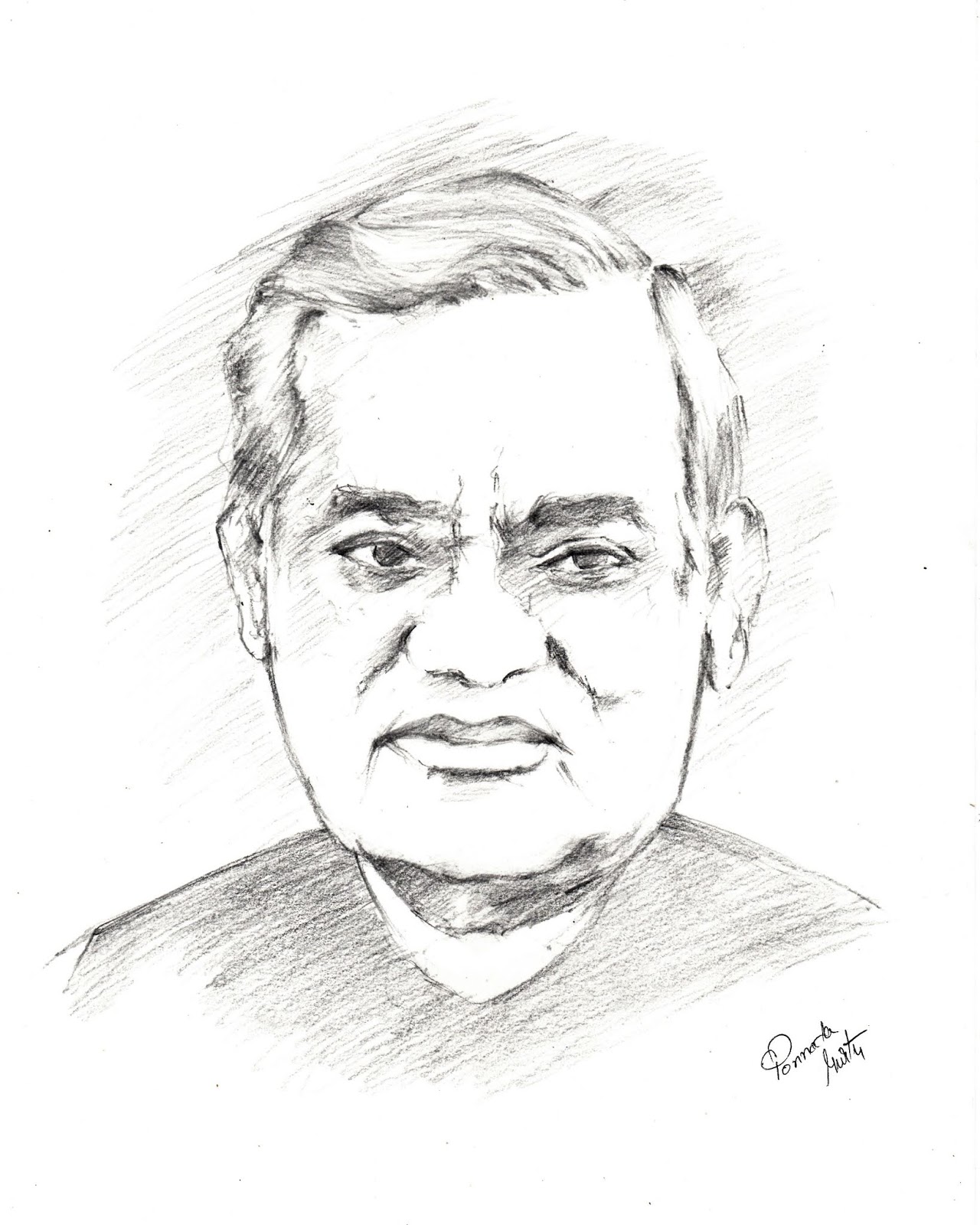 Sketches and Drawings : Atal Bihari Vajpayee Sketches and Drawings : Atal Bihari Vajpayee