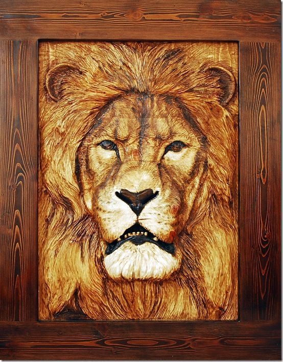 Bas relief and wood carving by Dyke Roskelley ~ art and craft projects