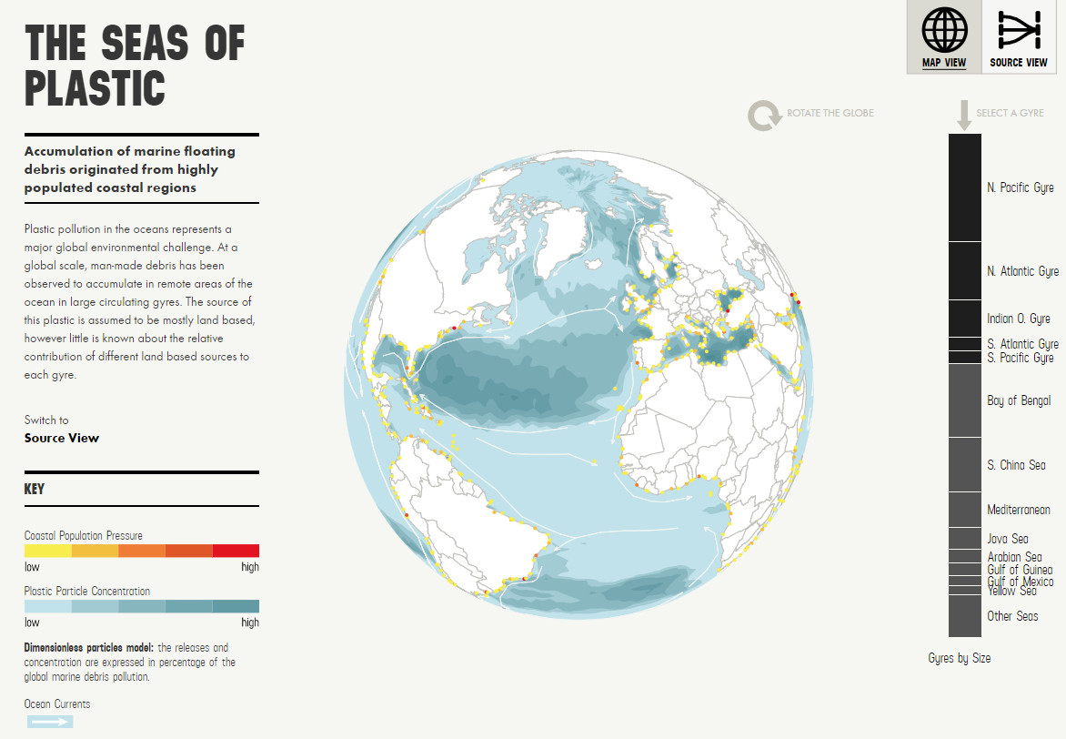 The seas of plastic: from land to sea, contribution of coastal regions ...