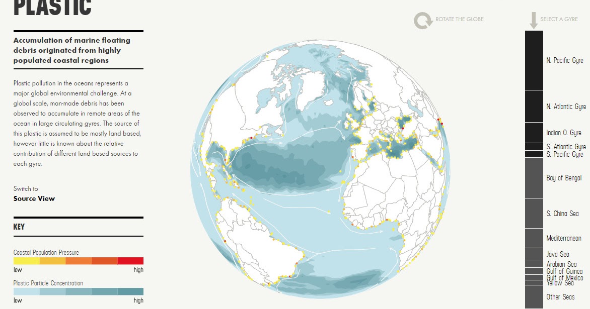 The seas of plastic: from land to sea, contribution of coastal regions ...