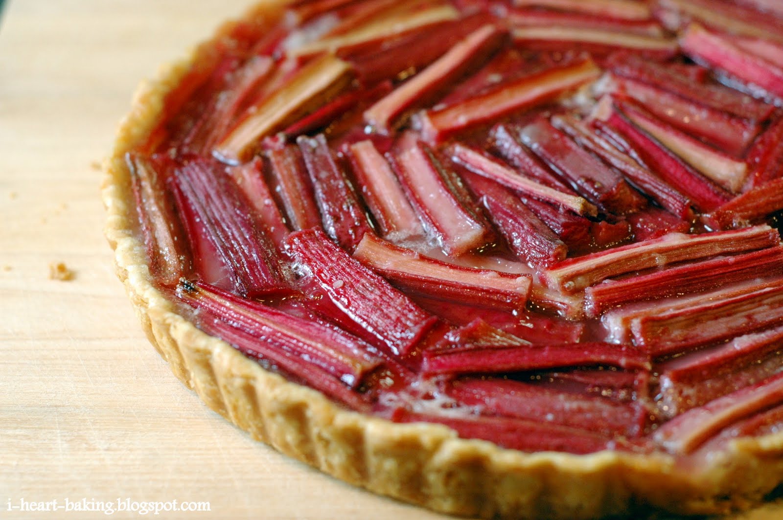i heart baking!: another rhubarb tart