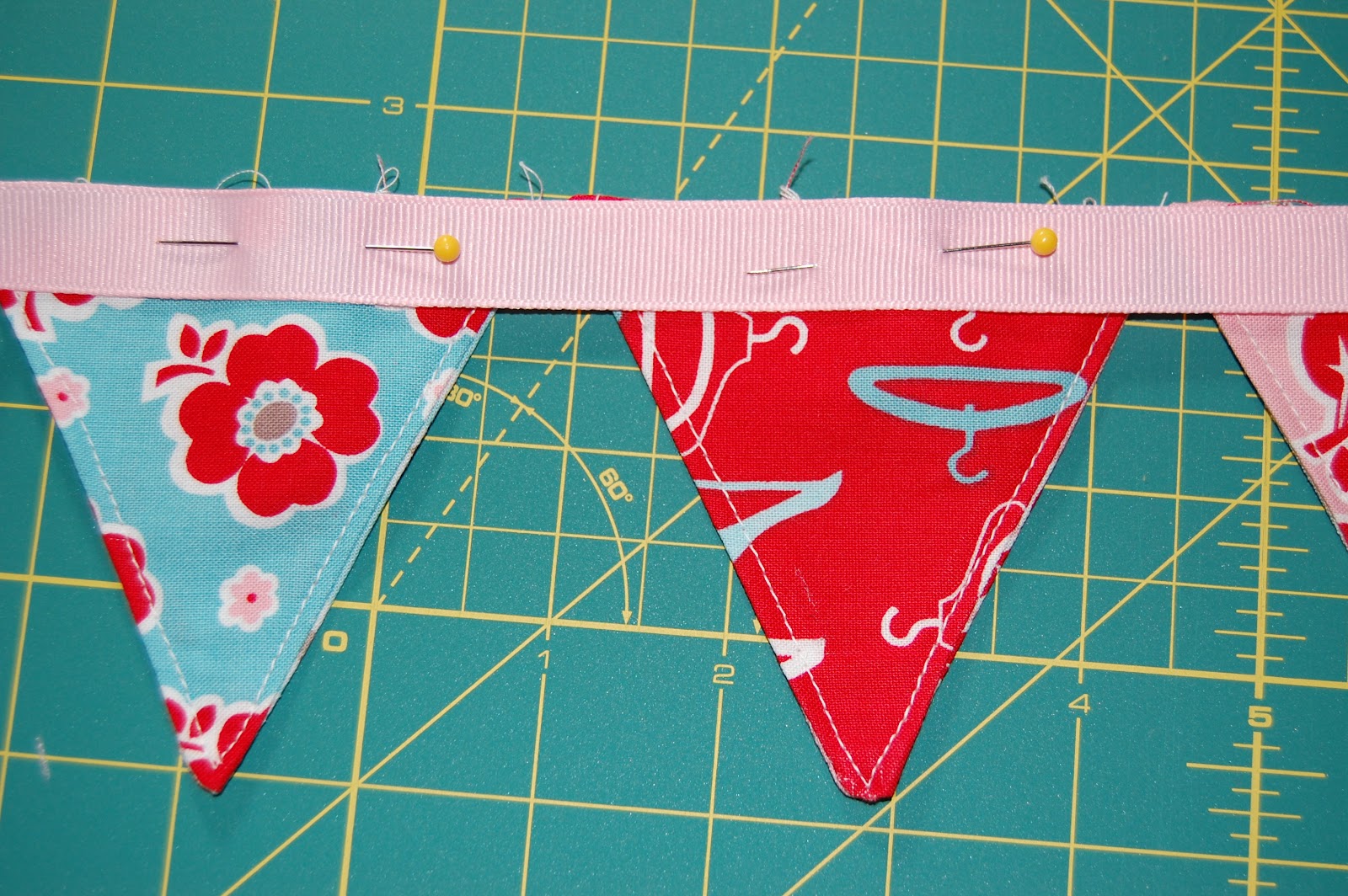 In Stitches: A Tutorial for How to Sew Mini Bunting