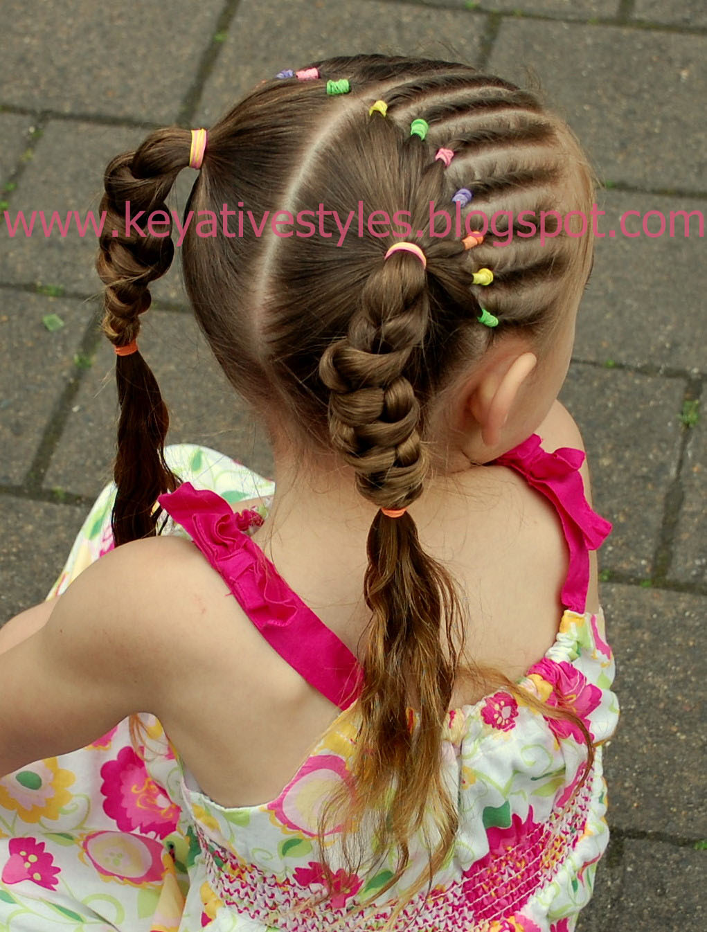 Keyative Styles: Flat Twists With Slide Braids