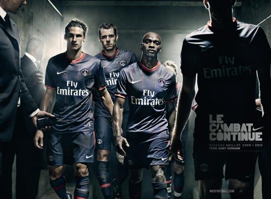 Football teams shirt and kits fan: PSG home kits 2009/2010