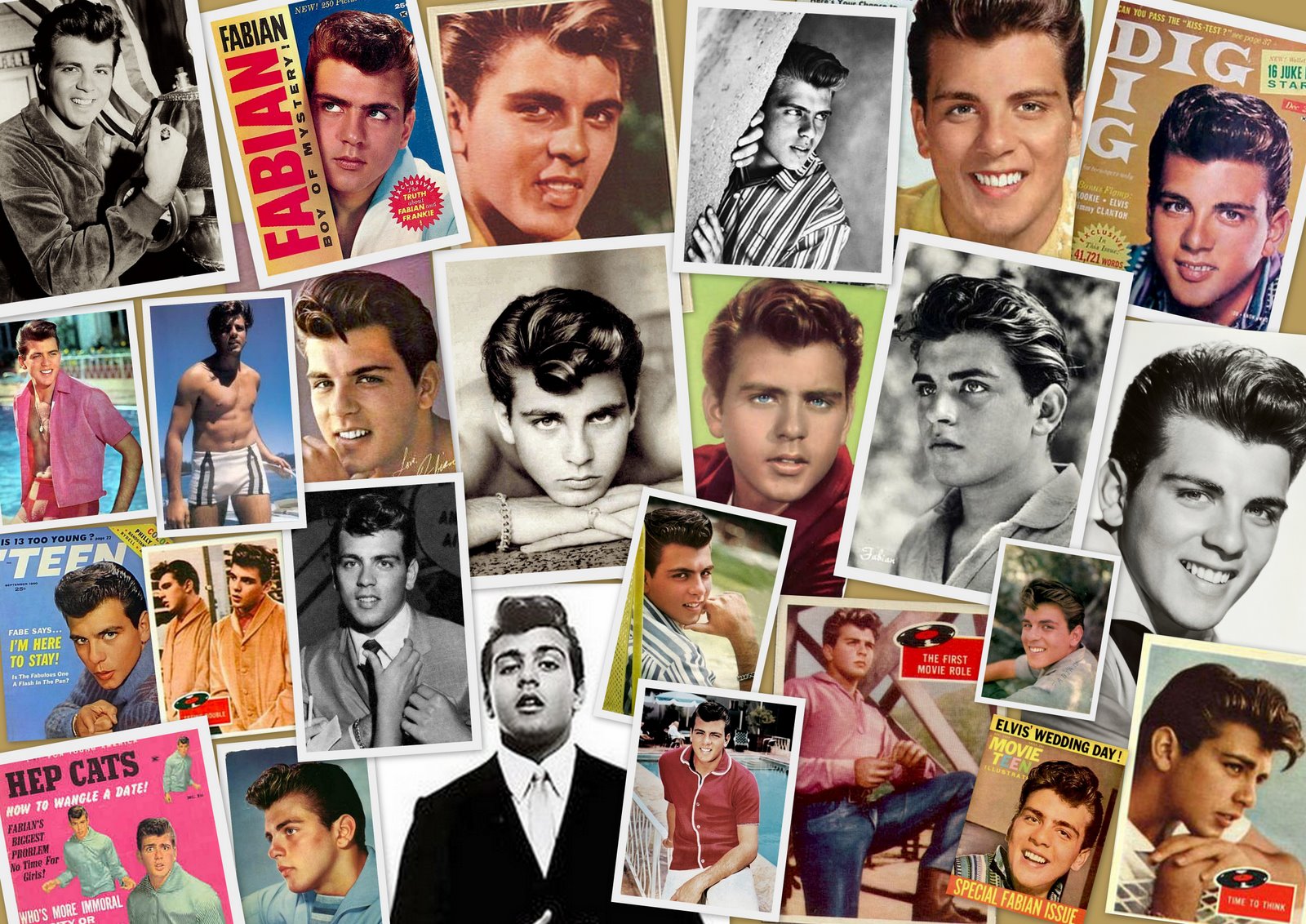 IMITATION OF MINK: FABIAN FORTE: CLASSIC TEEN IDOL COLLAGE (click to ...