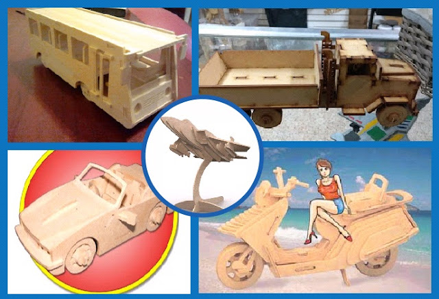 Bus, Truck, Car, Plane, Moto MDF laser cutting, CNC, free vector ...