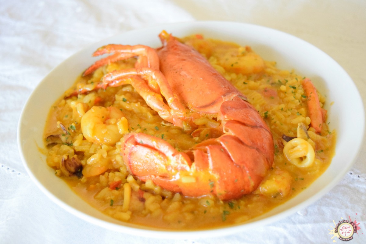 Arroz caldoso con bogavante - Sabrina´s Sea of Colors