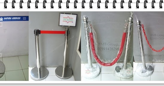 Daftar Harga Tiang Pembatas Antrian - Jual Tiang Pembatas Antrian