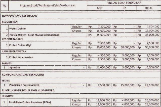 Daftar Biaya Kuliah Di Profesi UI (Universitas Indonesia) | Easy SNMPTN ...