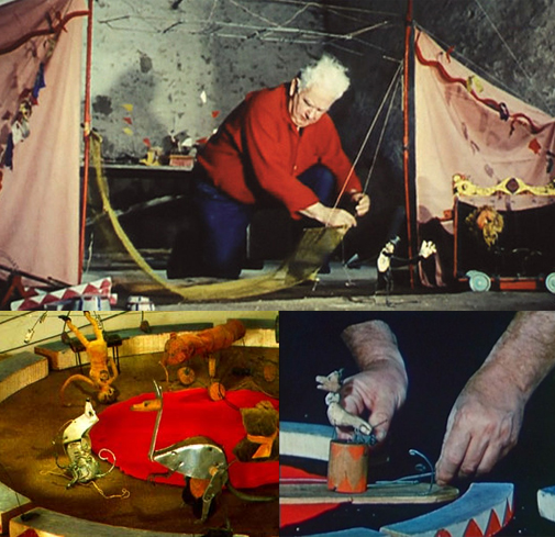 abra el azul del cielo: Circo de Alexander Calder.