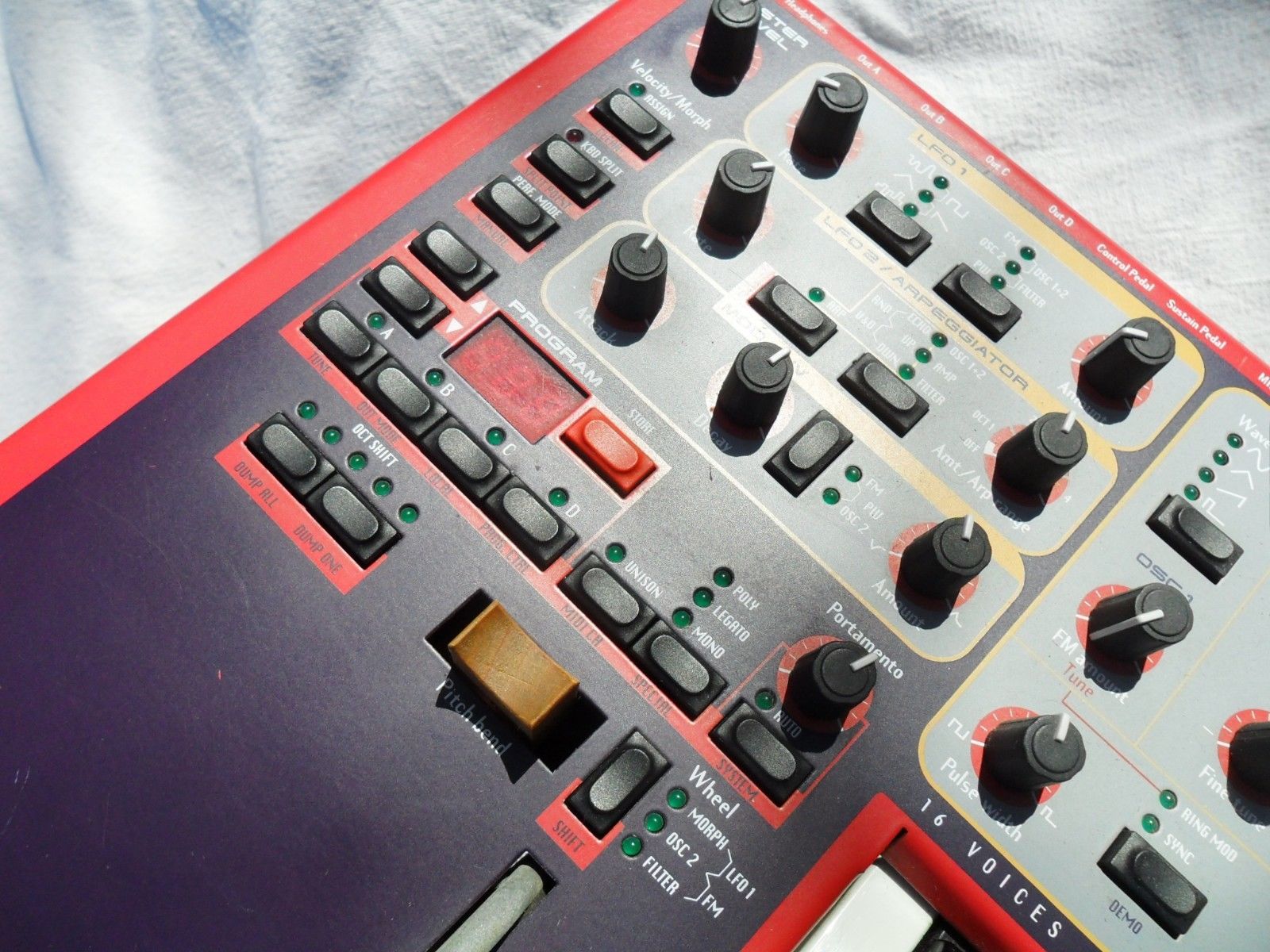 MATRIXSYNTH: Clavia Nord Lead 2 Virtual Analog Synth SN 97090602