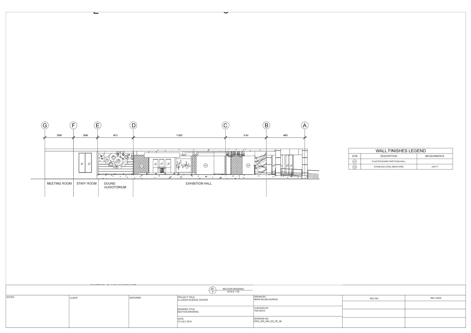 Imani Nordin / 0319405: DETAILING AND WORKING DRAWINGS PROJECT 3