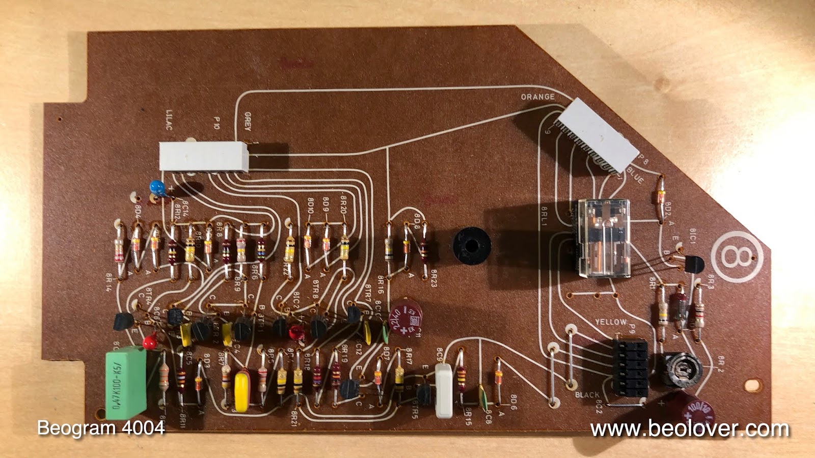 beolover: Beogram 4004 (5526): Restoration of PCBs and Reservoir Capacitor