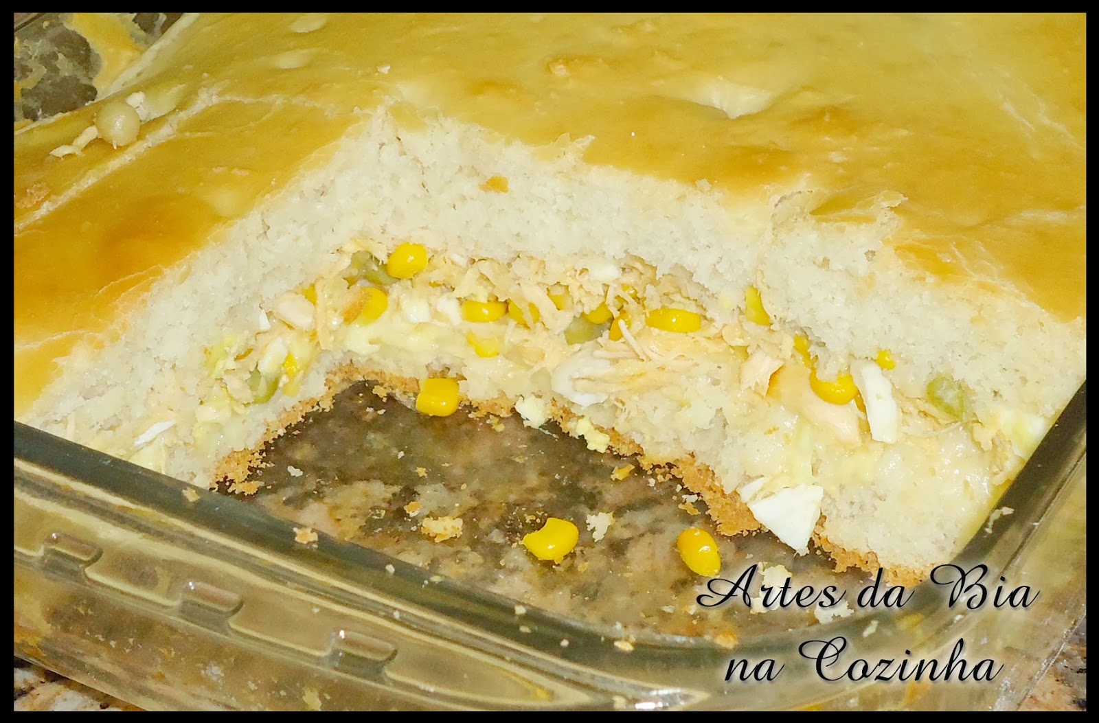 Artes da Bia na Cozinha: PÃO SALGADO RECHEADO - PASSO A PASSO