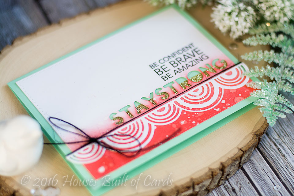 Houses Built of Cards: Stay Strong - SSS DieCember