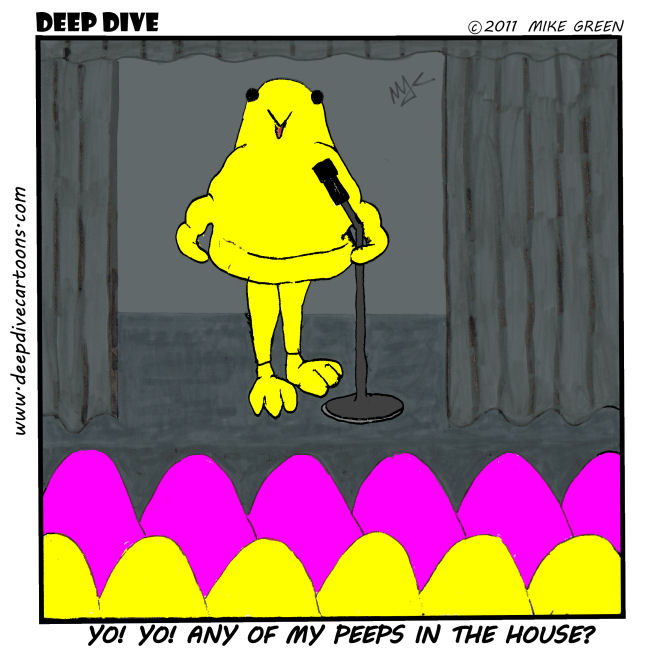 DEEP DIVE cARToons by Mike Green: 393/211. The Peep Show