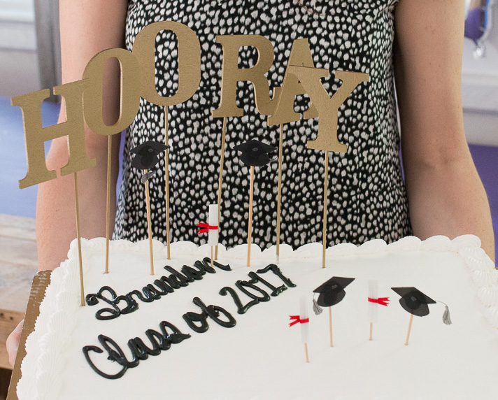 DIY Cake Topper: A Graduation Hooray! | 17 Apart