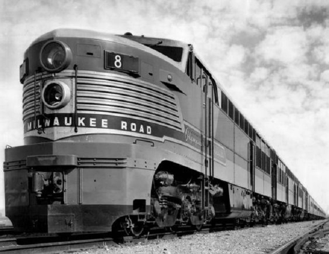 ZEPHYRINUS.: "The Milwaukee Road" Railroad.