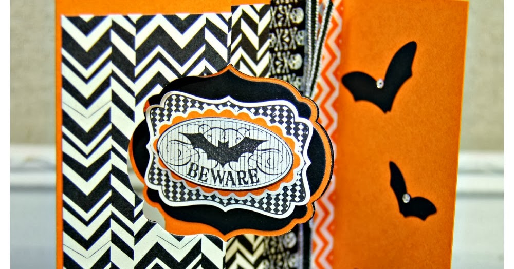 Get Crafty with Lisa: Beware Thinlit Flip Card & Bat Punch Art TUTORIAL