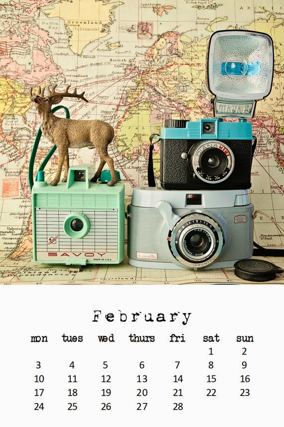 Pretty Whimsical : Saturday Wrap Up. 2014 Calendar Hunt.