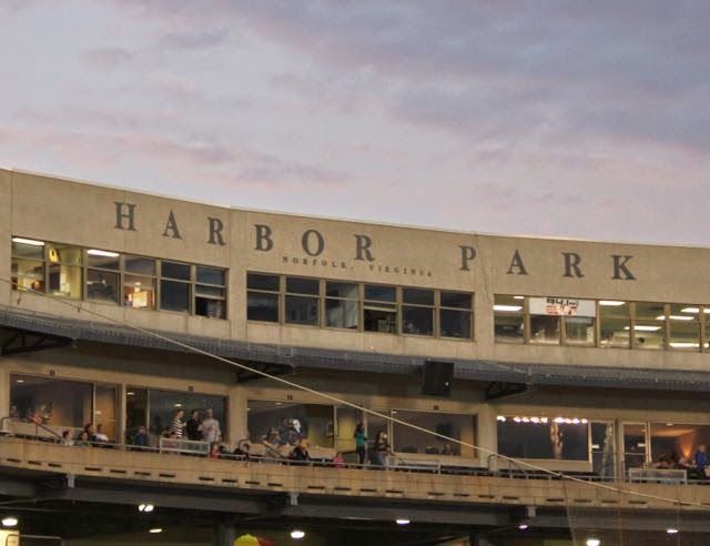 BASEBALL DMV: May 2, 2014, Harbor Park (Norfolk VA). Norfolk Tides vs ...