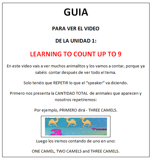 Uso de recursos educativos abiertos para AICLE: Learning to Count. (Up ...