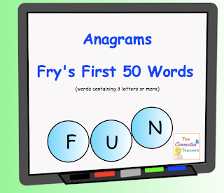 The Connected Teacher : SMARTBoard Anagrams {and a Freebie}