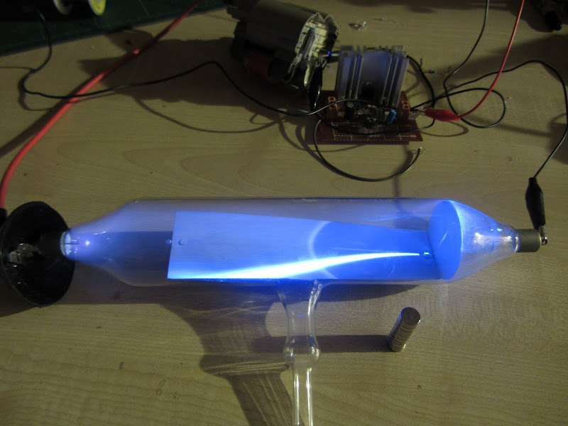 Buxtronix: Crookes Tube - early cathode ray device