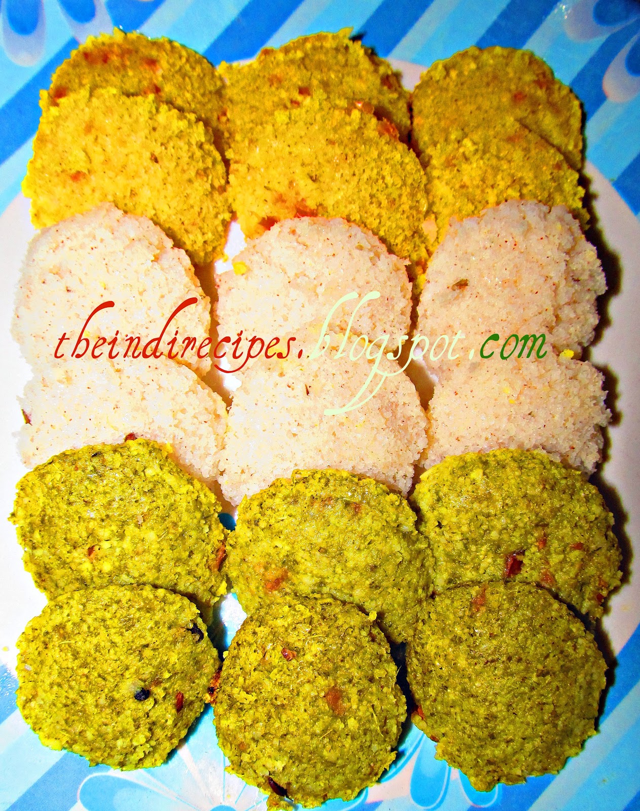 Tasty Healthy Easy Indian Recipes: Tri color button idly