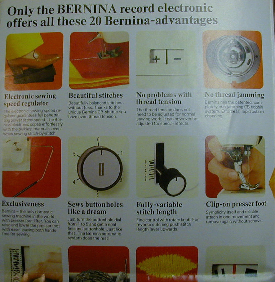 Bernina 830 Record Sewing Machine