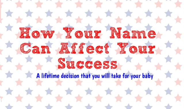 How Your Name Can Affect Your Success #Infographic - Visualistan