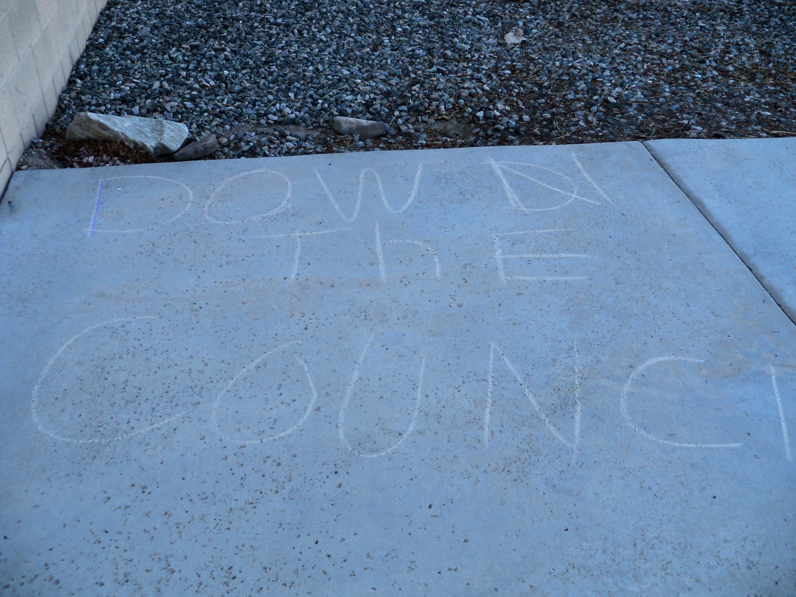 Desert Messenger, Quartzsite, AZ: 2 arrested for Chalking/tagging ...