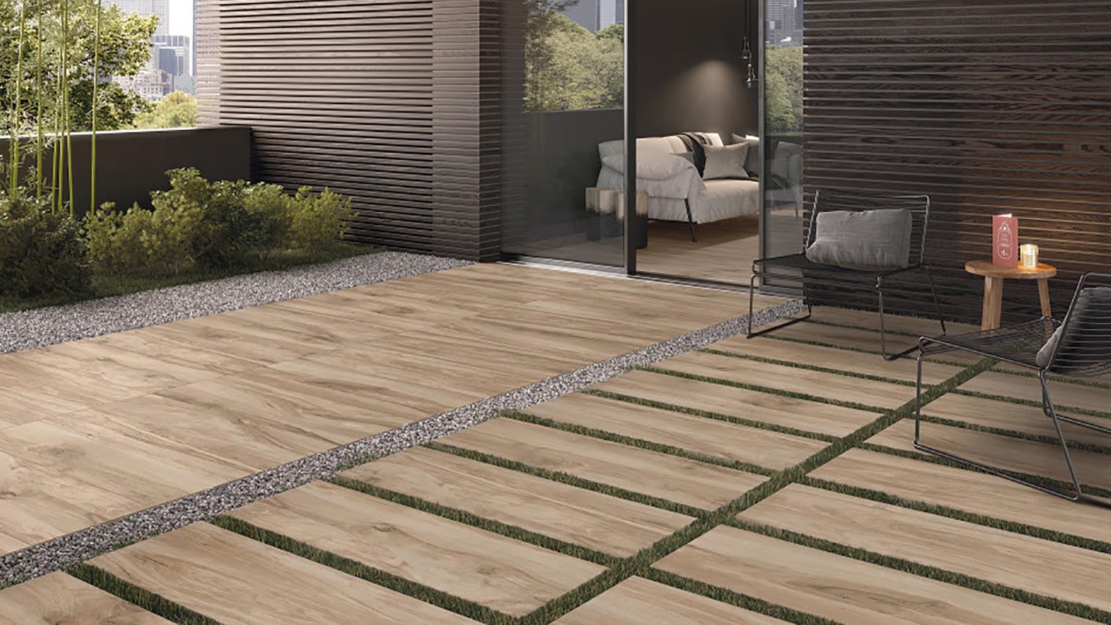 Wood finish floor tiles of Fincibec Group | Floor & Wall Tiles Design Ideas